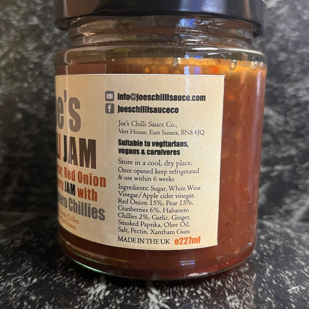 Joe's Chilli Jam 200g – The Cheese Hut
