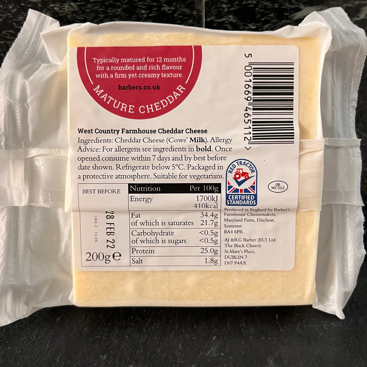 Mature Somerset Cheddar – The Cheese Hut